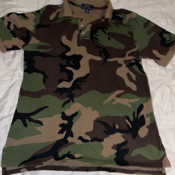 Polo Ralph Lauren | Shirts & Tops | Polo Ralph Lauren Camo Print Polo ...